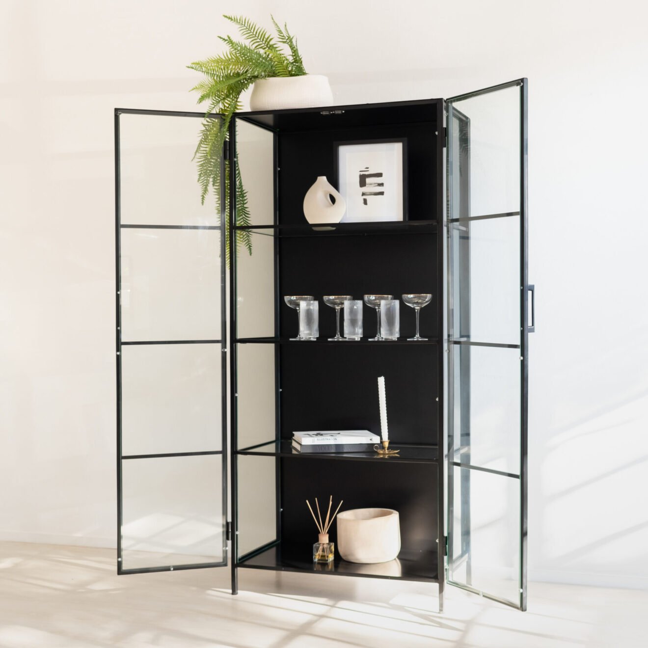 Clear Glass Display Cabinet – Studio Delta